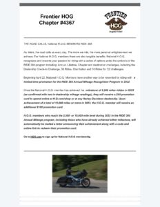 Frontier HOG - Chapter #4367