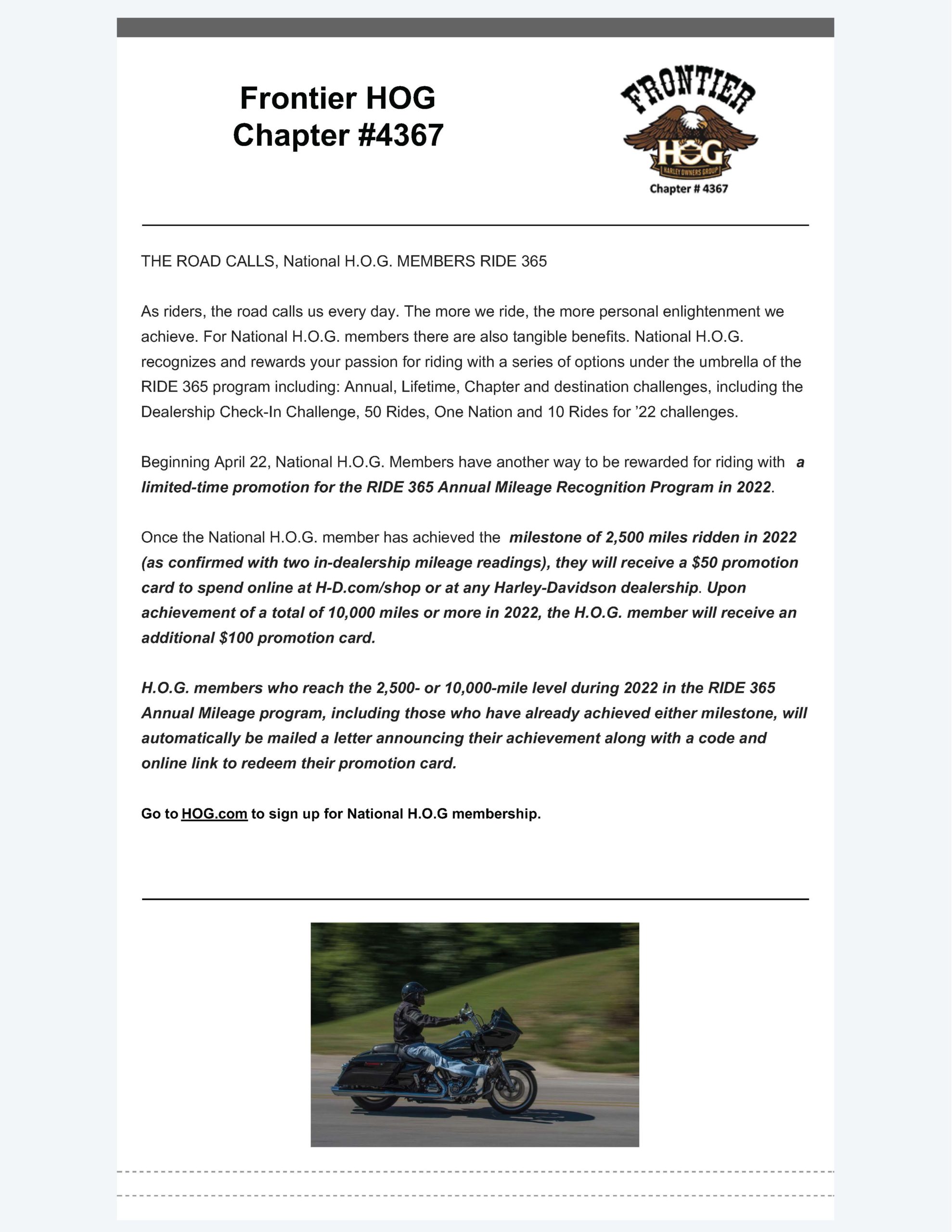 Frontier HOG - Chapter #4367