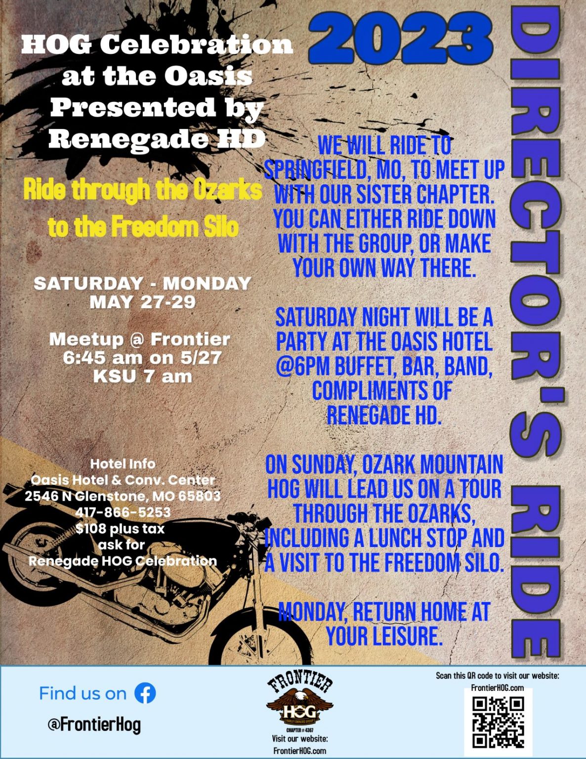 Freedom Silo Ride - Frontier HOG